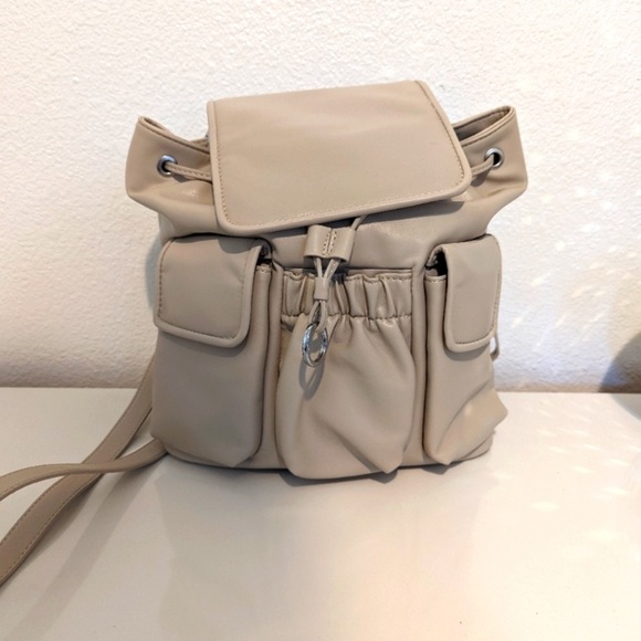 Zara | Bags | Zara Small Vegan Leather Backpack | Poshmark